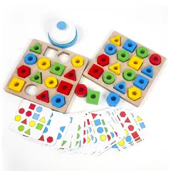 Rompecabezas de figuras geometricas | falabella.com