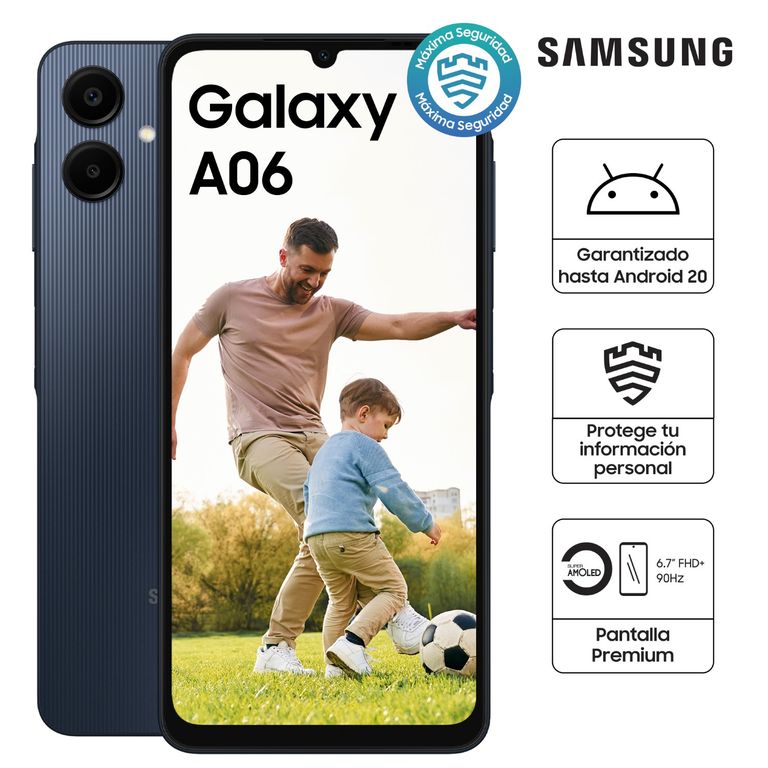 Celular Samsung Galaxy A06 128GB 4GB RAM Negro | Compara precios con ...